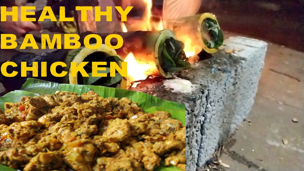 BAMBOO CHICKEN | Healthy taste bamboo chicken | Mr. Foodiee - YouTube