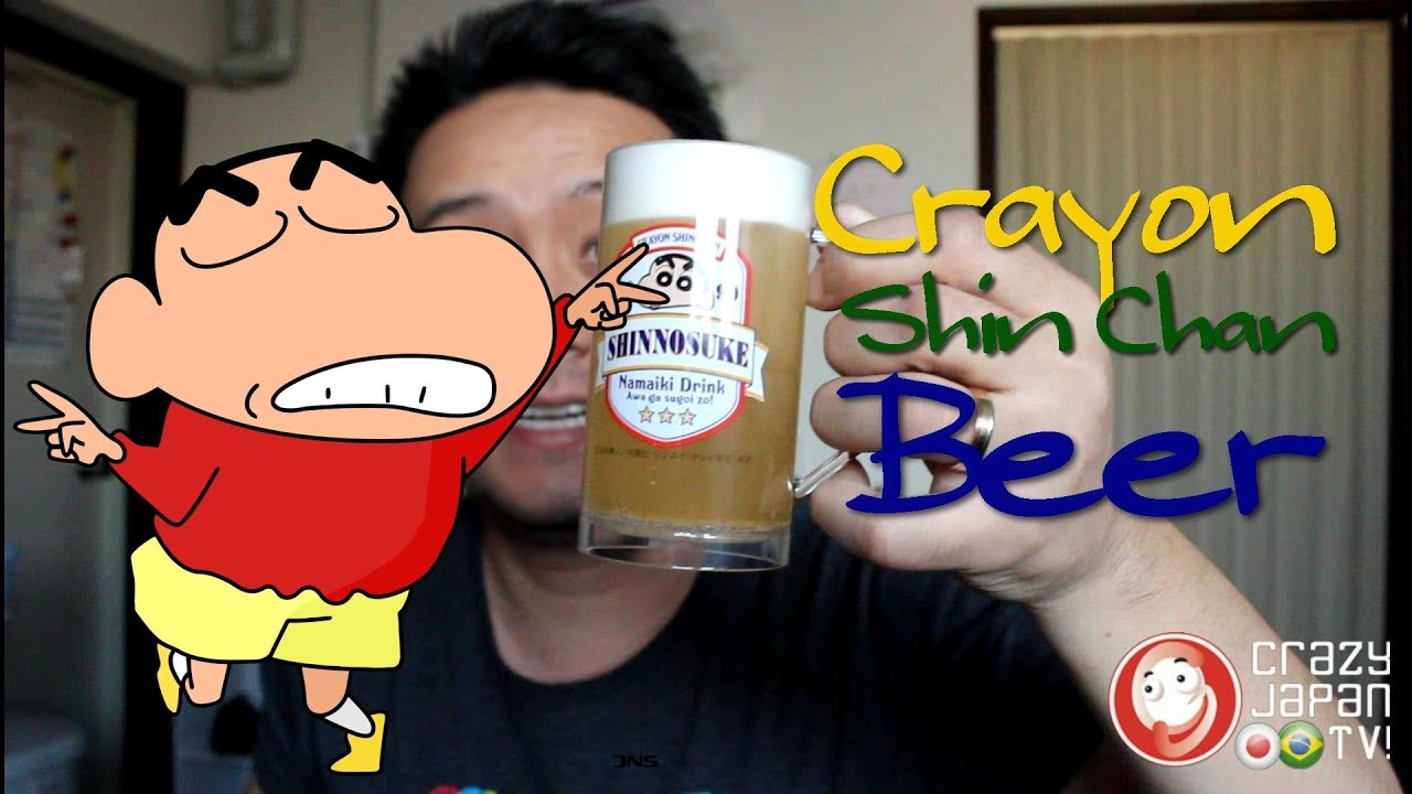 Crayon Shin-Chan Beer - Cerveja para crianças - YouTube