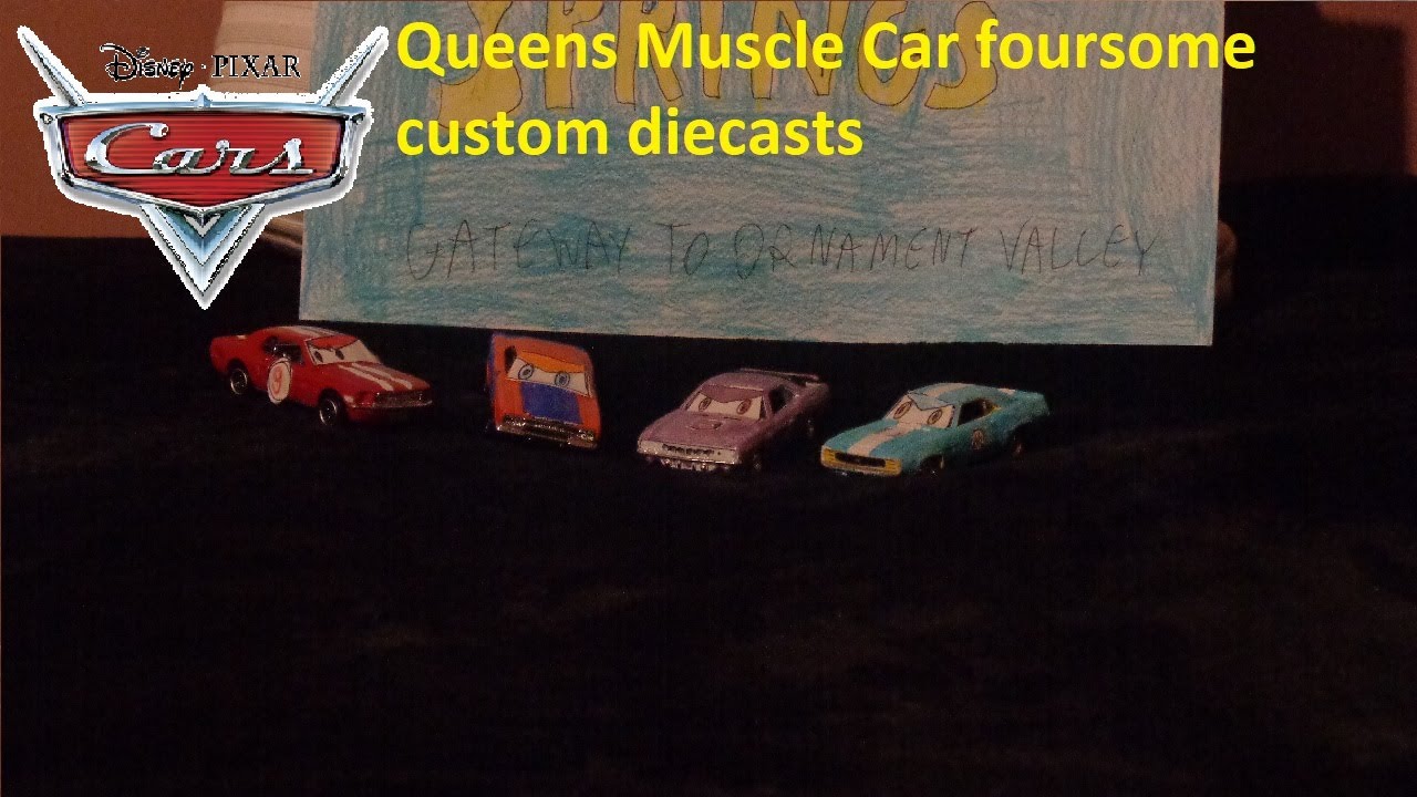 Disney Pixar Cars video game Custom Vince (Queens muscle car) diecast ...