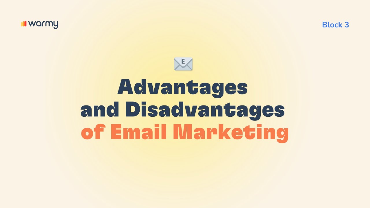 Lesson 18. Advantages and Disadvantages of Email marketing. - YouTube
