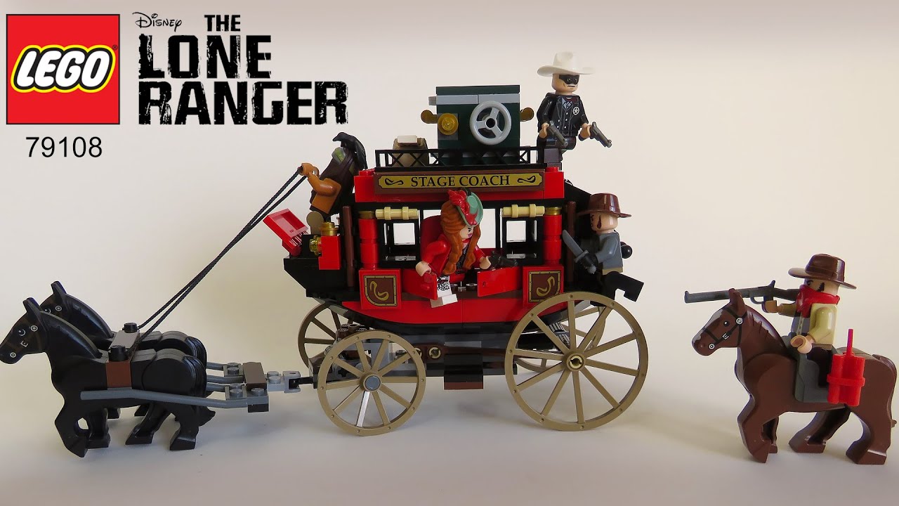 LEGO LONE RANGER - Stagecoach Escape (Set 79108 Speed Build ...