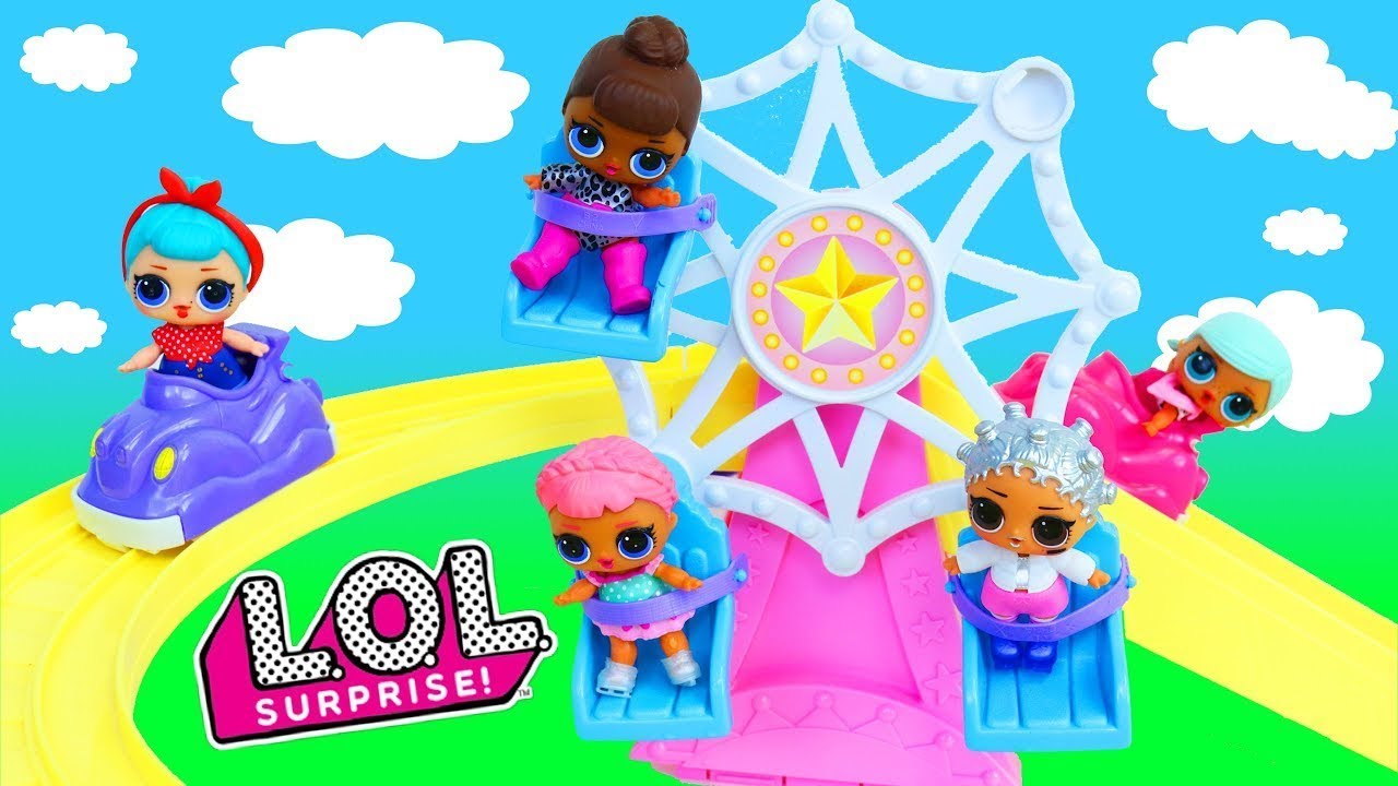 NEW - LOL SURPRISE Dolls AMUSEMENT PARK Roller Coaster & Ferris Wheel ...
