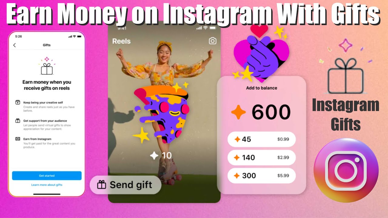 Instagram Gifts | Instagram reels gifts Monetization New Features ...