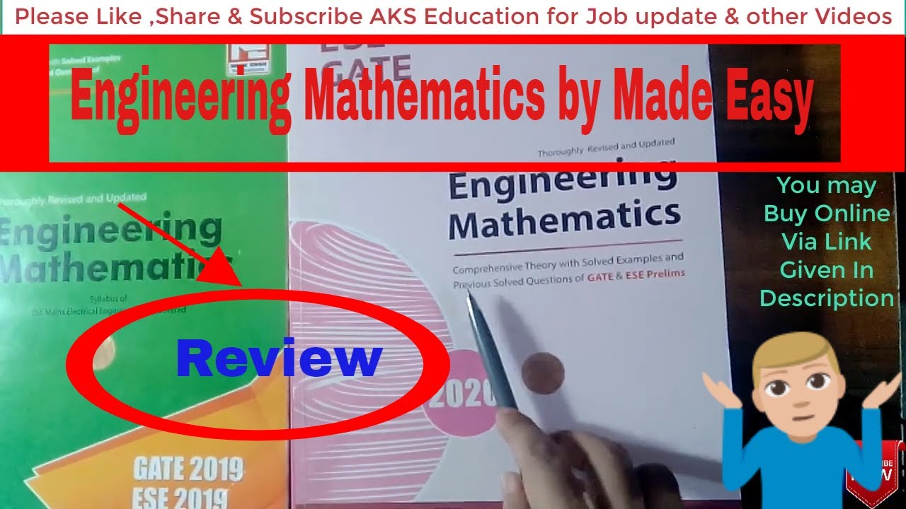 Made Easy Math Book Review |made easy maths book for gate|gate maths ...