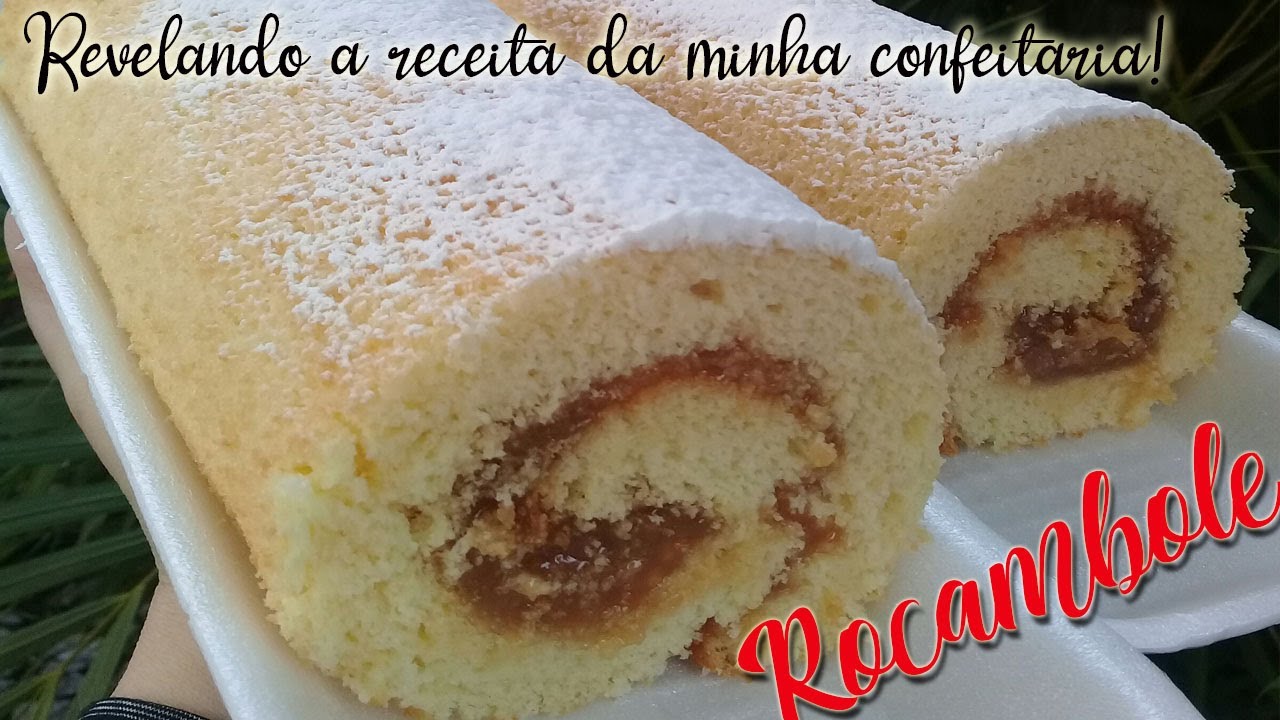 Rocambole - Revelando a receita da minha confeitaria!!! Rocambole Top ...