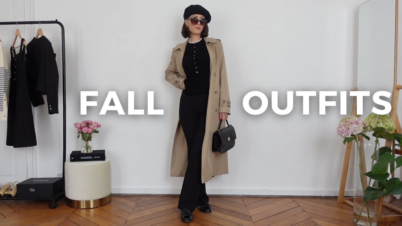 7 CLASSIC FRENCH STYLE FALL OUTFIT IDEAS - FALL FASHION - YouTube