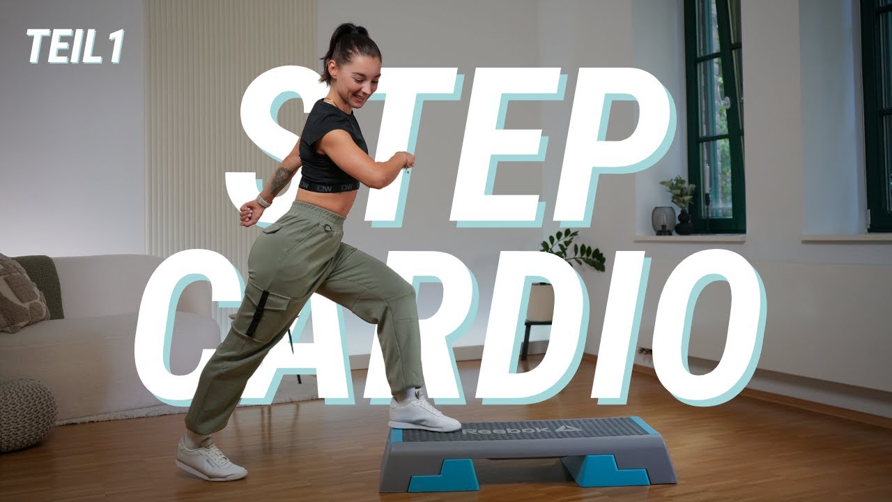 Step Aerobic für Einsteiger Teil 1 | keine Choreo | Step Cardio ...
