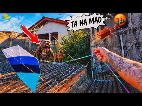 Comprei Linha Arco-íris pra Soltar Pipa da Xepa e Limpar Céu Azul da Laje - Virei Pipeira Imbatível!