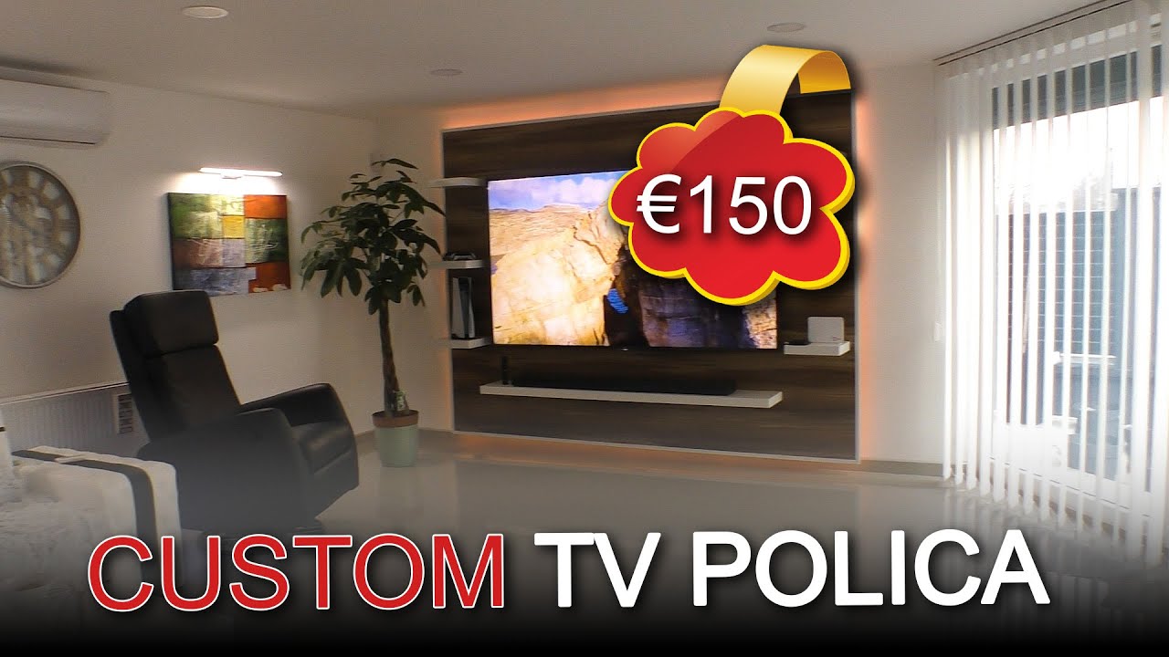 TV POLICA SAMO -18.000 RSD | CUSTOM TV WALL FOR € -150 - YouTube