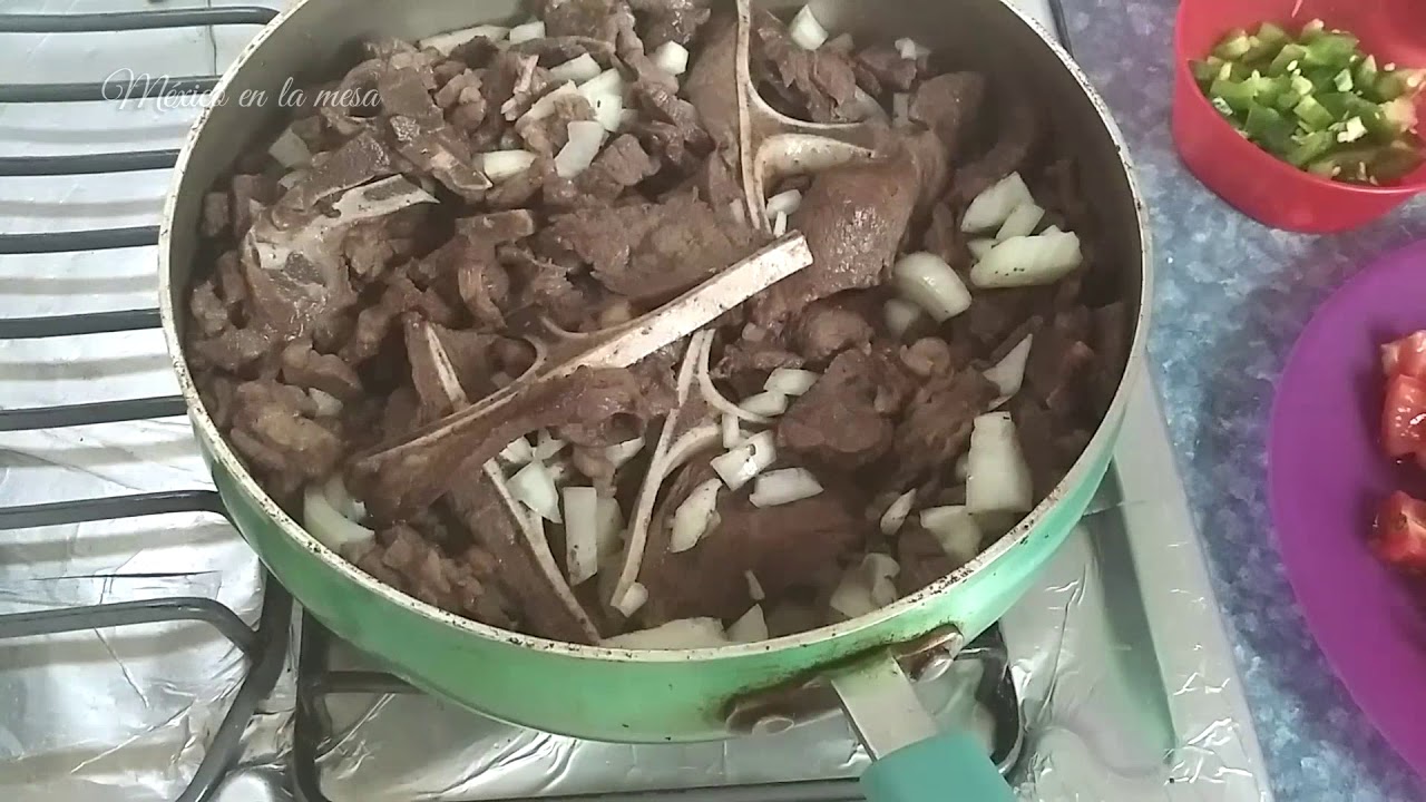 Carne A La Mexicana (Chuletas Del 7) - YouTube