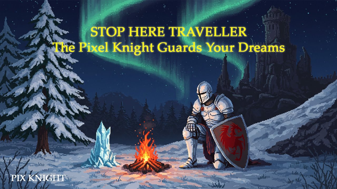 Sleep Now. The Pixel Knight Guards Your Dreams |(1 HOUR Of Medieval ...