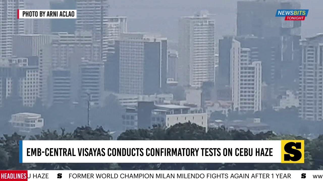 EMB-Central Visayas conducts confirmatory tests on Cebu haze - YouTube