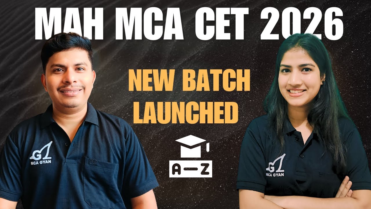🎉 MAH MCA CET 2026 New Batch Launched by MCA GYAN! 🎉 - YouTube
