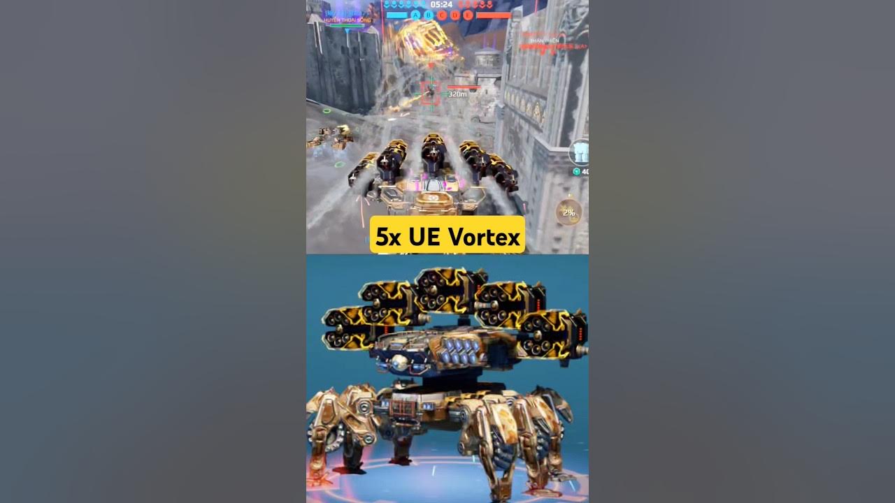 5x Vortex Ravager War Robots - YouTube