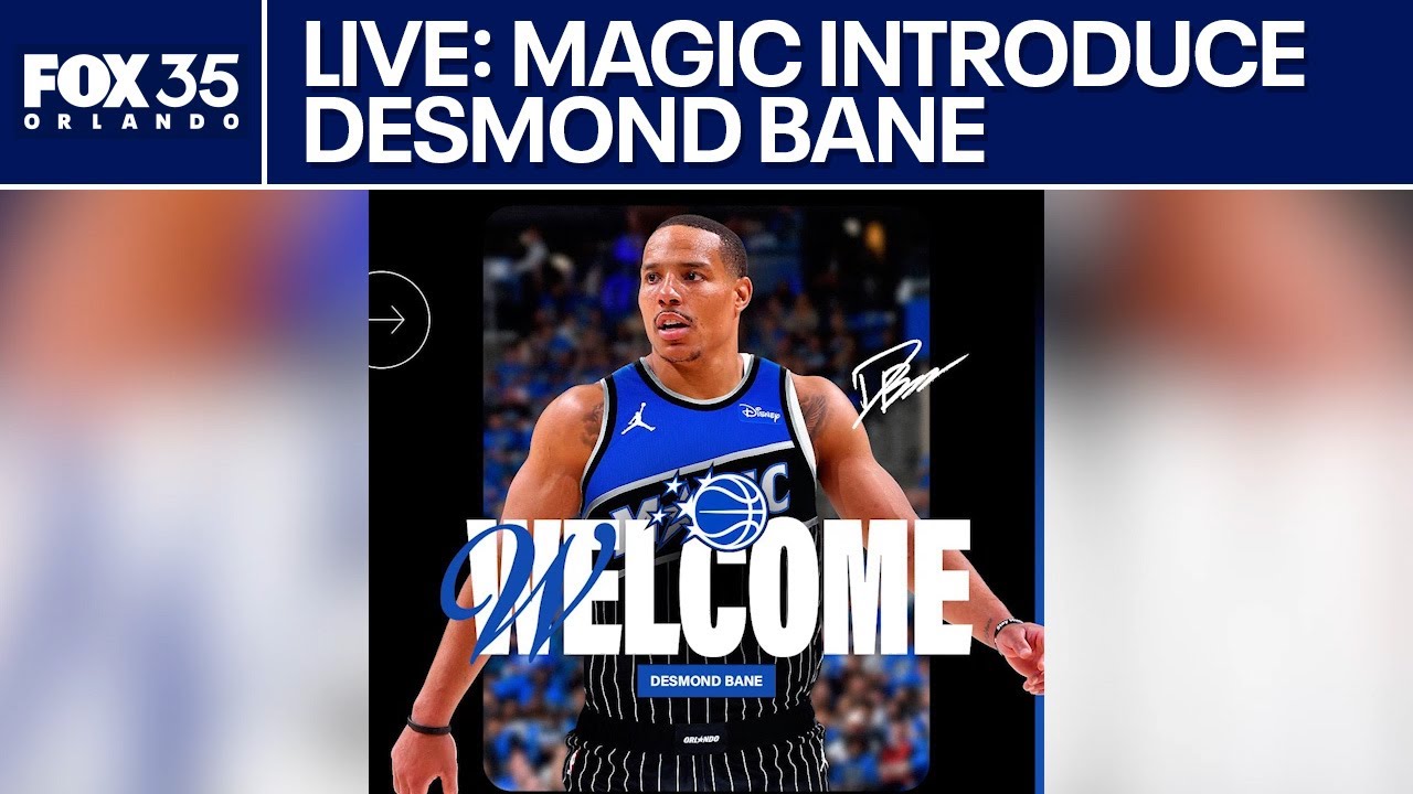 LIVE: Orlando Magic introduce Desmond Bane - YouTube