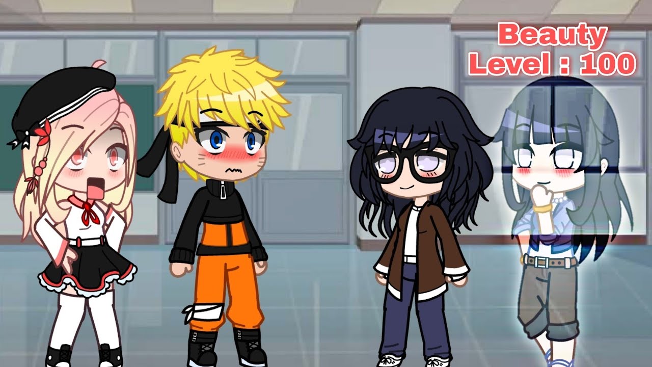 "Beauty Level" || NaruHina || Gacha club meme || - YouTube