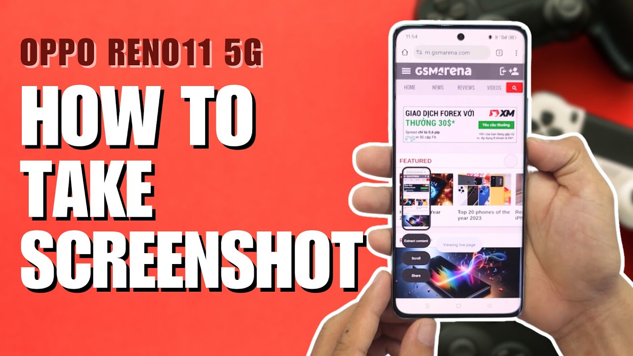 How to Take Screenshot Oppo Reno 11 5G - YouTube