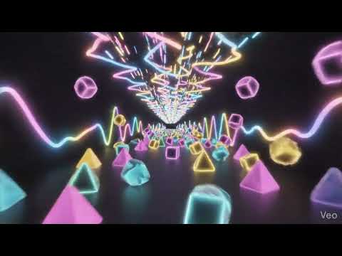 Playful Neon VJ Loop 🎉 | Fun Colorful Dance Floor Background | Party Stage Visuals 4K