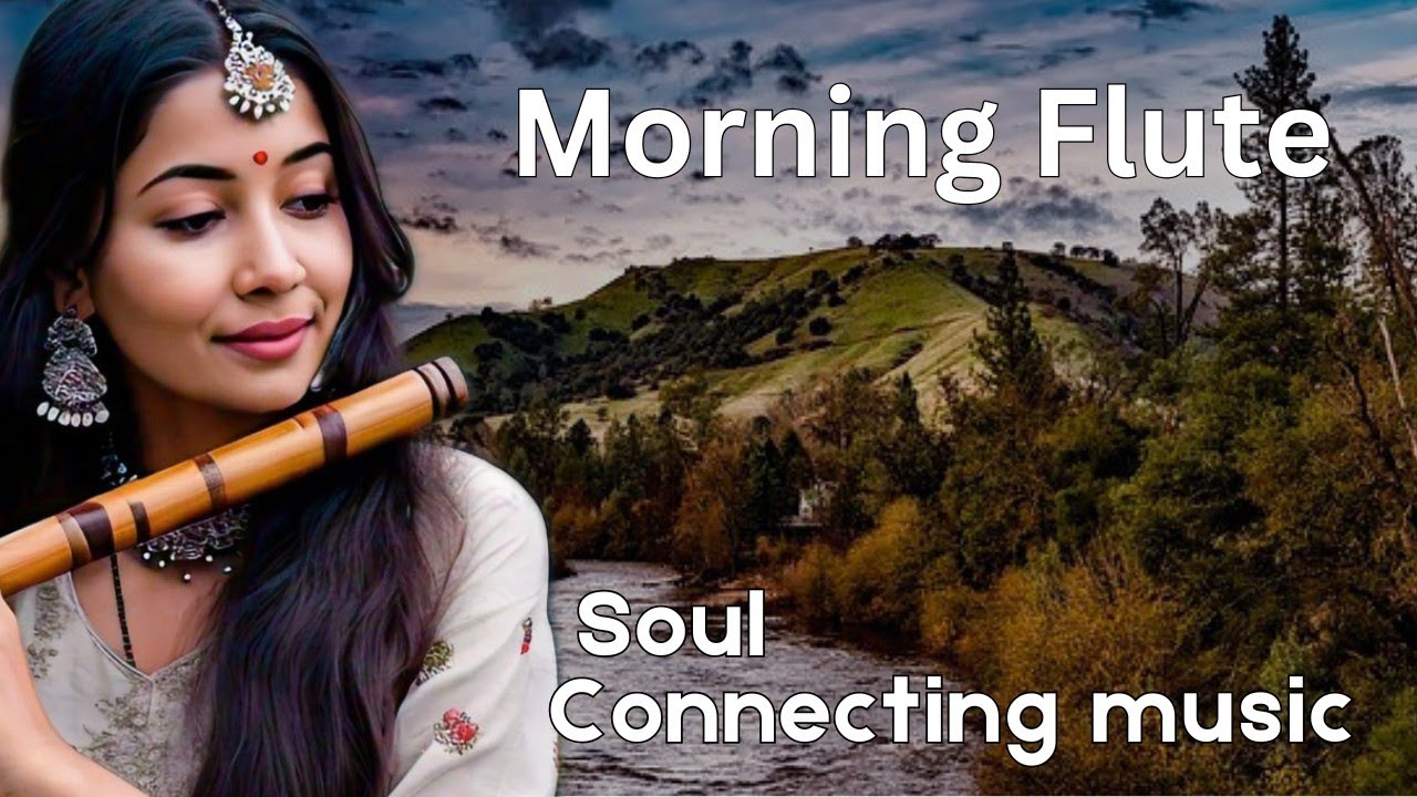 Bansuri dhun Krishna . Morning Flute Music | बाँसुरी धुन | | Mountain ...