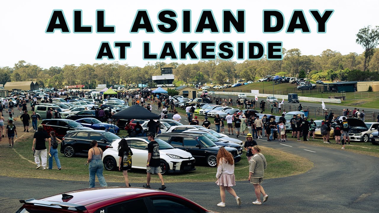 ALL ASIAN DAY AT LAKESIDE! WALK THROUGH + TRACK ACTION - YouTube