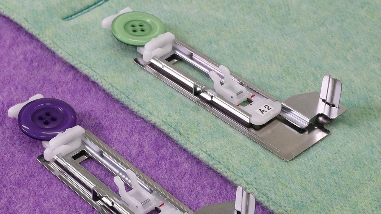 BROTHER - Binding Buttonhole Foot 2 - F084 - YouTube