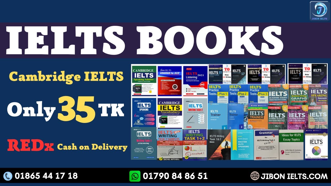 IELTS Preparation Books in Bangladesh | Jibon Online Book Shop | Jibon IELTS - YouTube