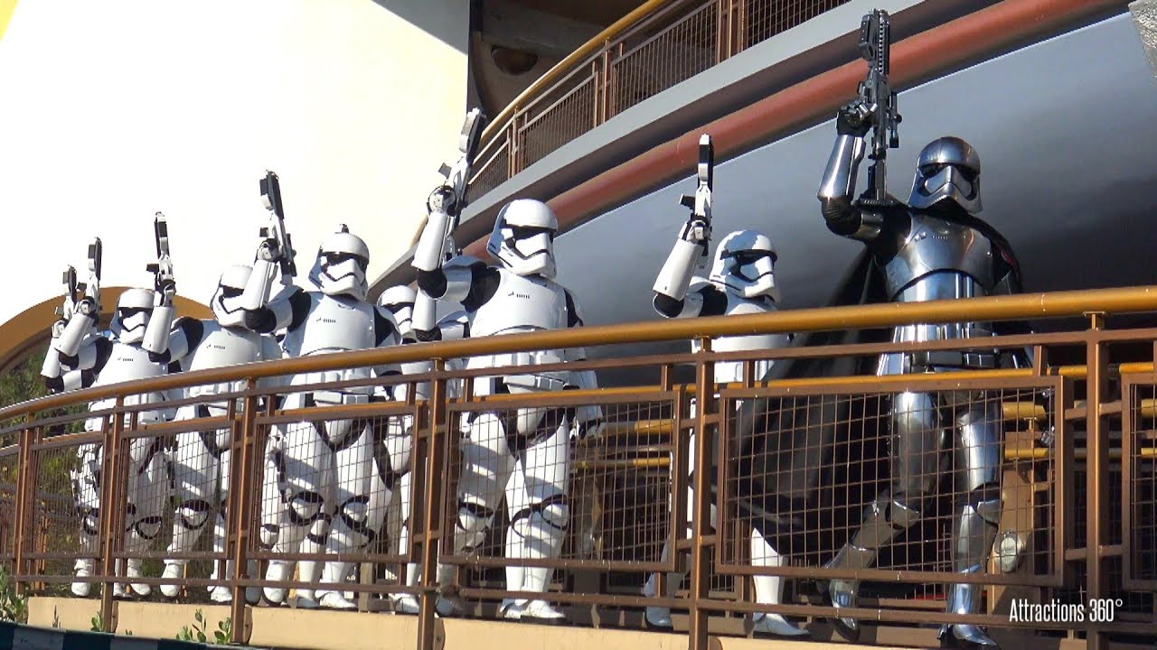 [4K] March of the First Order at Disneyland - Stormtroopers - Star Wars ...