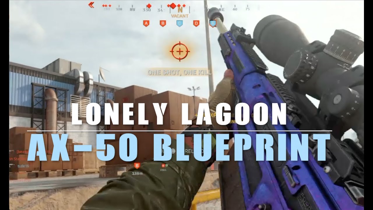NEW AX-50 LONELY LAGOON BLUEPRINT - CONTRABAND IN WARZONE - YouTube