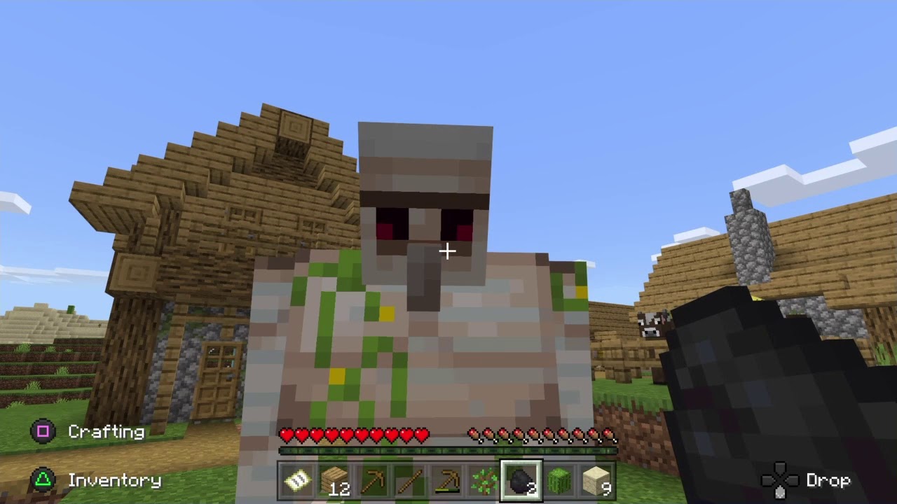 Minecraft first game first video - YouTube