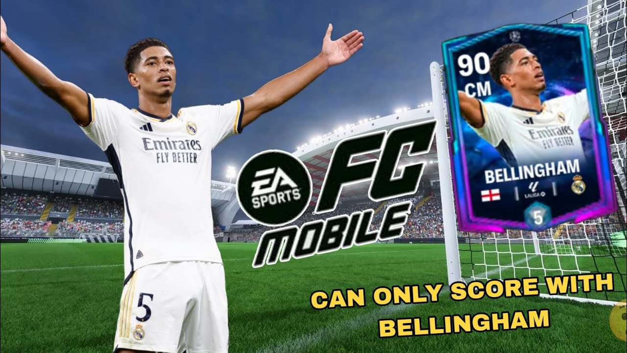 FC MOBILE BUT I CAN ONLY SCORE WITH *BELLINGHAM*😮 - YouTube