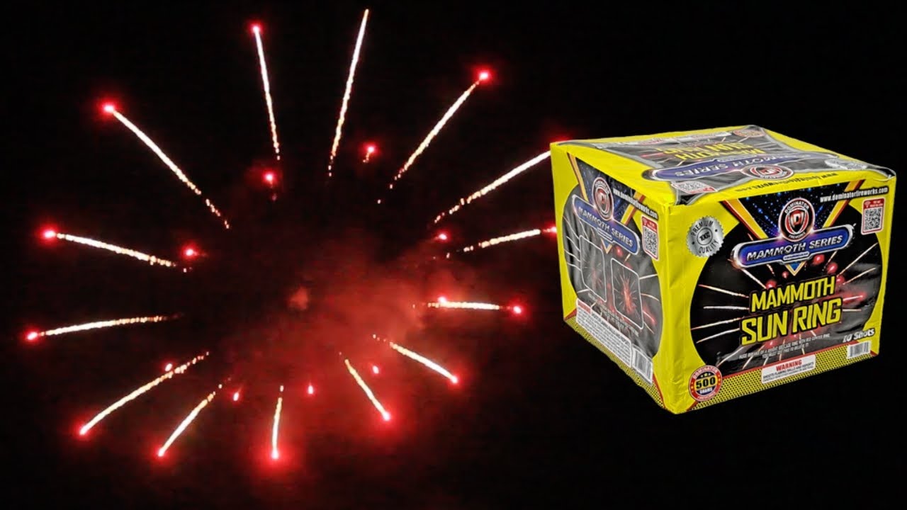Mammoth Sun Ring - Dominator Fireworks - YouTube