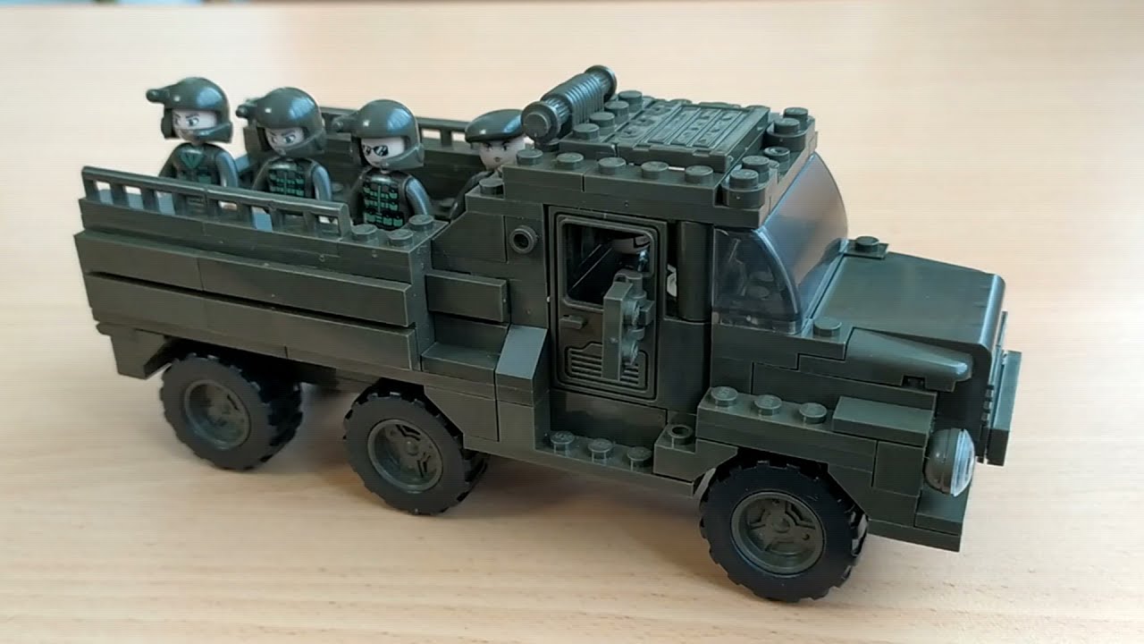 Military Lego Army Truck - YouTube