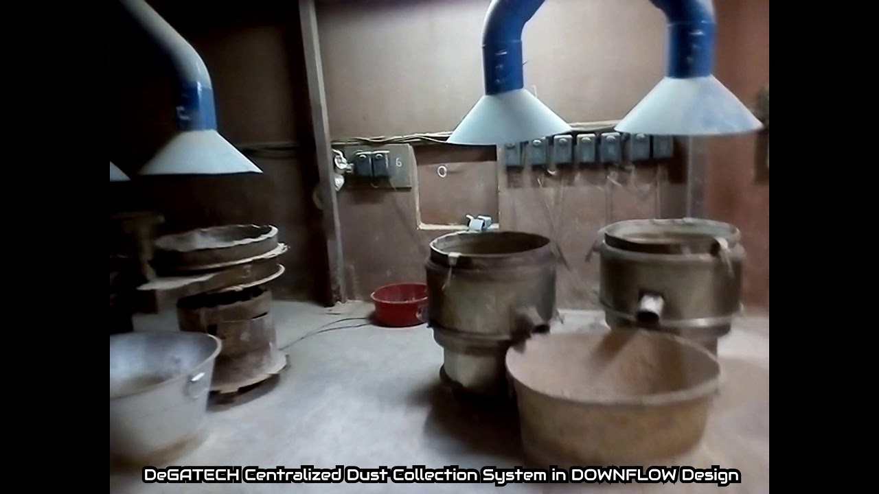 DeGATECH DOWNFLOW DUST COLLECTOR - TURNKEY SOLUTION - YouTube