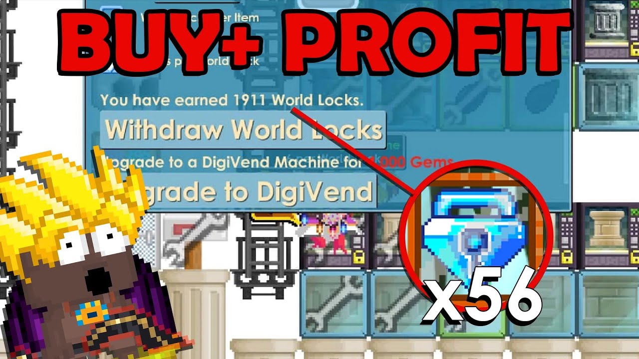 Growtopia COLLECTING DLS FROM 15 BUYWORLD - YouTube