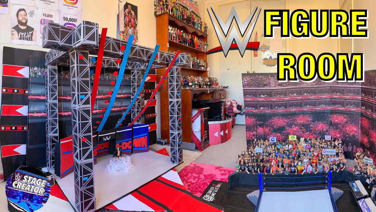 WWE FIGURE ROOM TOUR! 2019! - YouTube