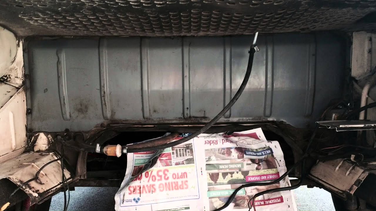 VW camper engine bay - YouTube