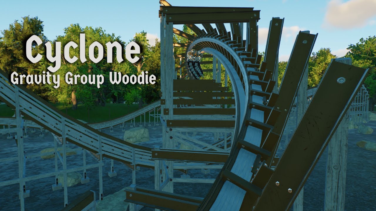 Cyclone | Inverting Gravity Group Woodie | Planet Coaster 2 POV - YouTube