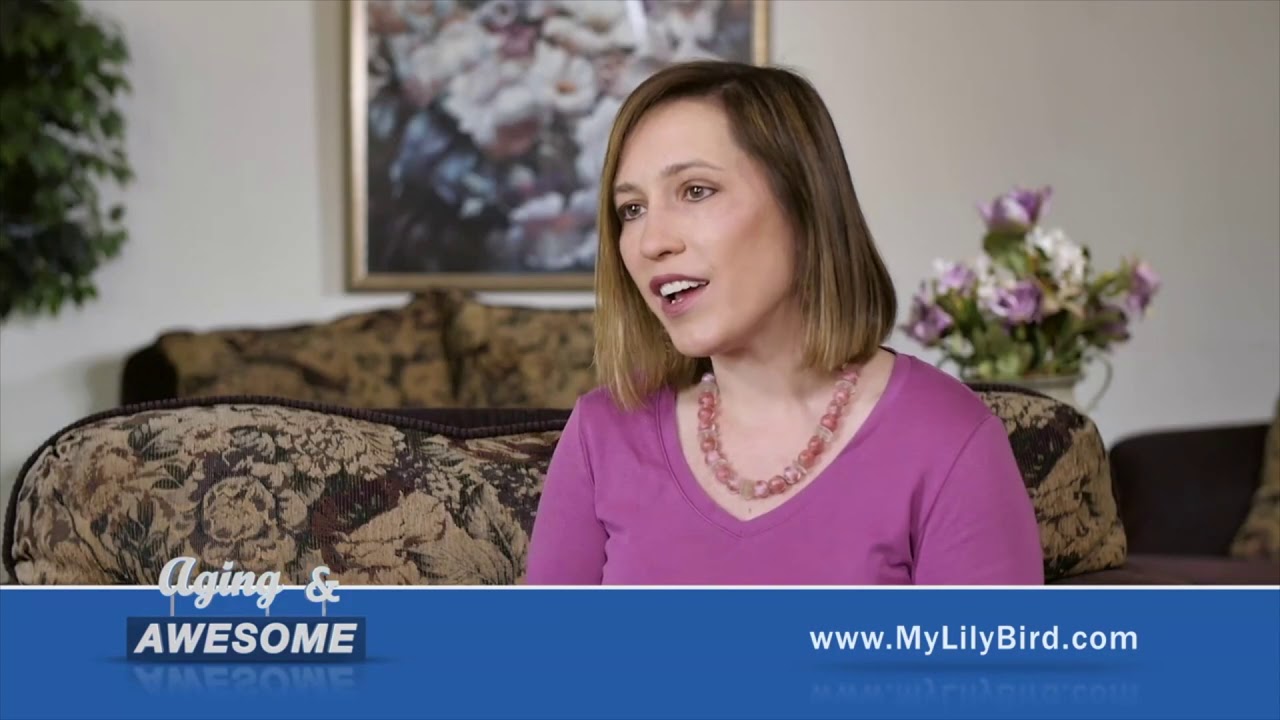 Lily Bird's TV Debut on Reno-based Aging & Awesome - YouTube