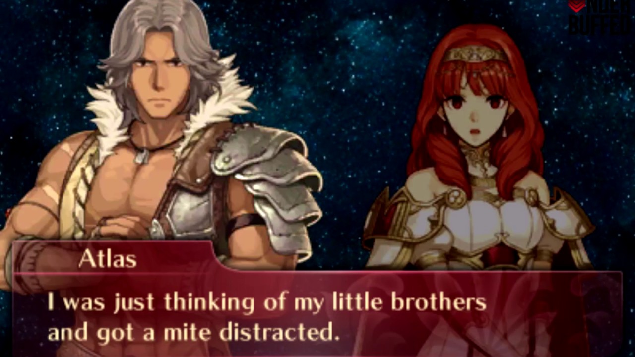 Fire Emblem Echoes: Shadows of Valentia - Support Log - Celica & Atlas ...