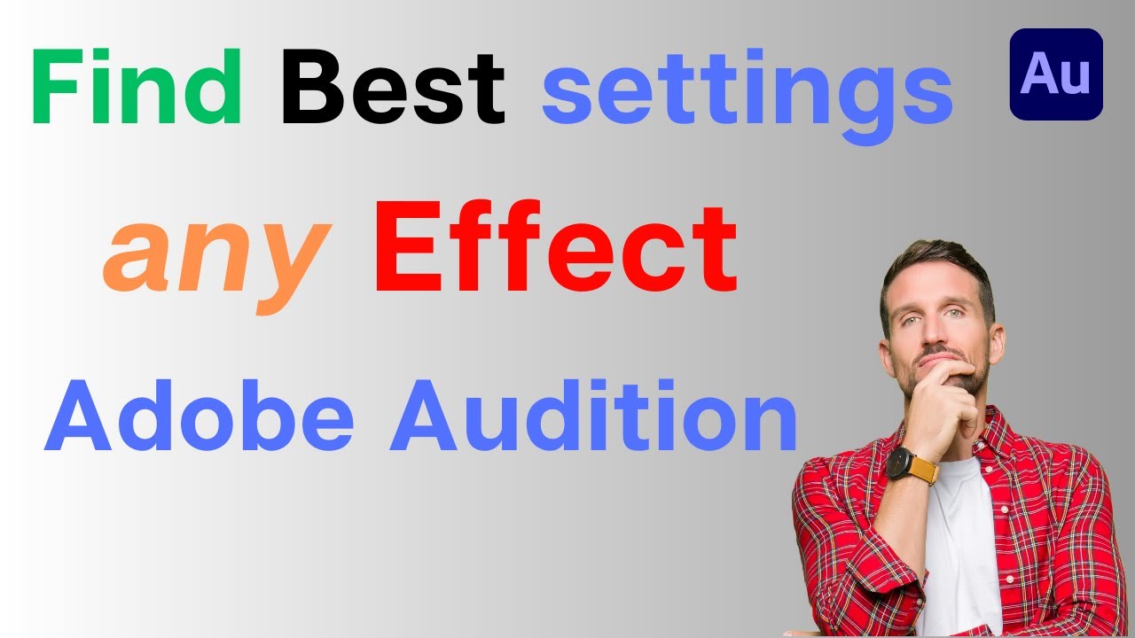 Find best effect settings using preview editor in Adobe Audition - YouTube