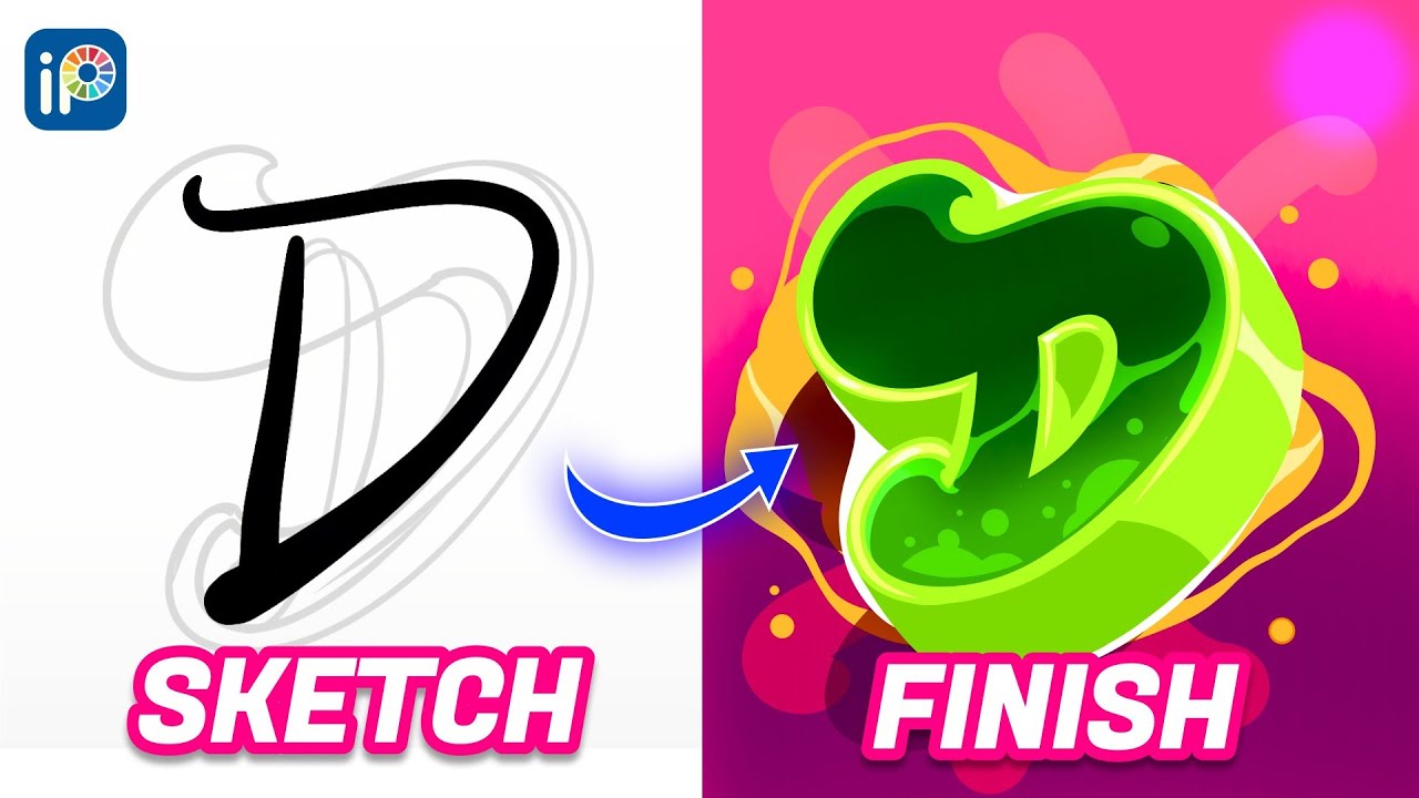 How to Easy Graffiti Letter D - Graffiti Alphabet Tutorial - YouTube
