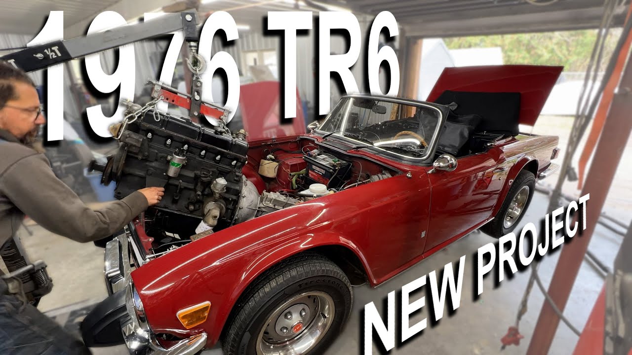 1976 TR6 project - Part 1 - Stripping and assessing the engine - YouTube