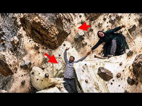 🏔️😱 Every step could have been their last; the most grueling mountain crossing for Mirza and Tajmah!