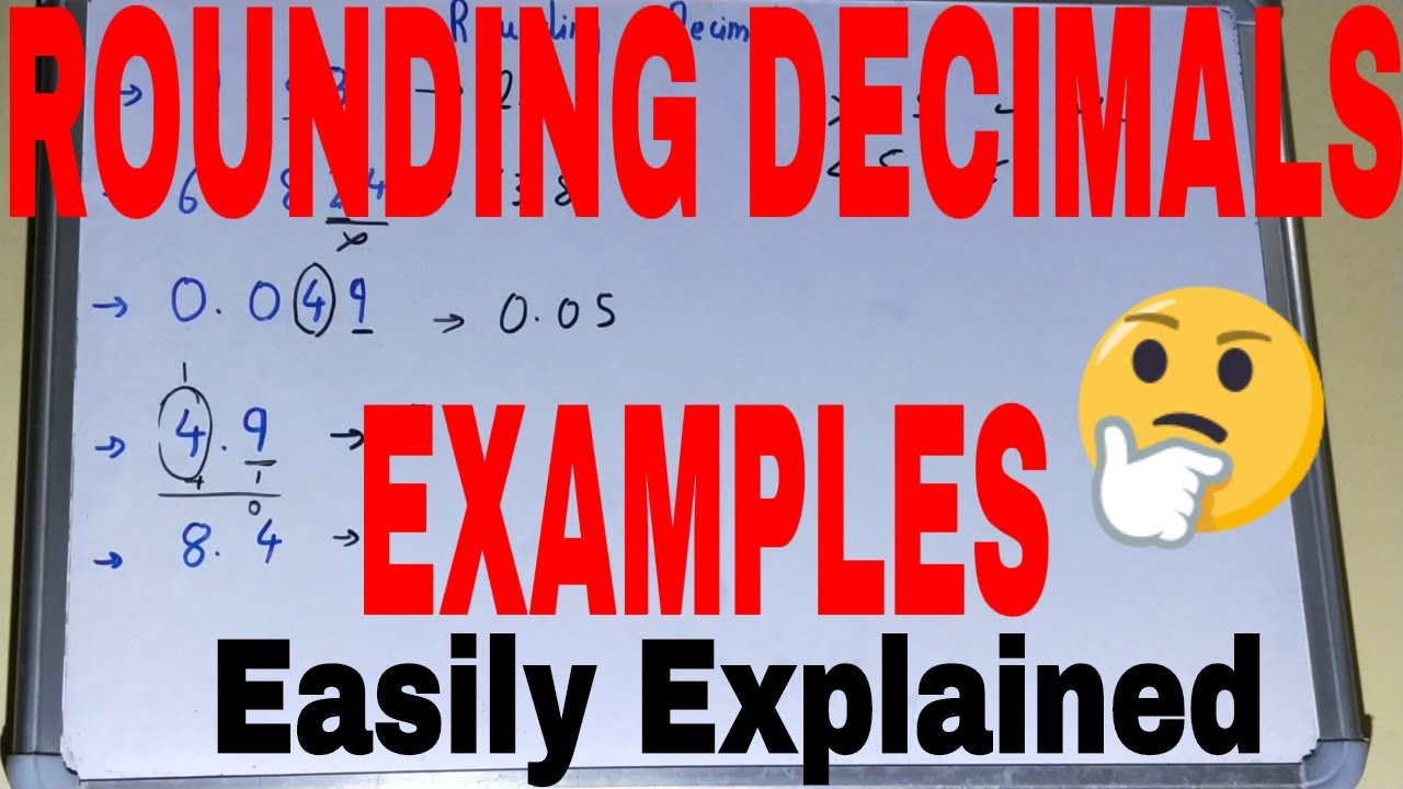 How to round off decimal numbers|Rounding decimals|Rounding off ...