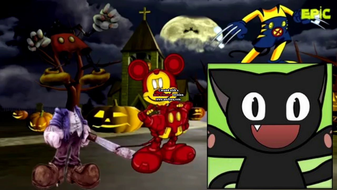 Mickey Mouse Wrong Body NOT FOR KIDS PBS RANDOM AND HALLOWEEN VERSION ...