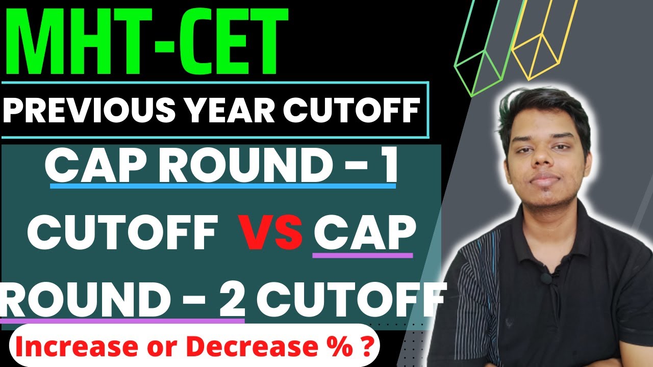 Cap Round -1 VS Cap Round -2 Previous Cutoff | Percentile changes in Cutoff of colleges - YouTube