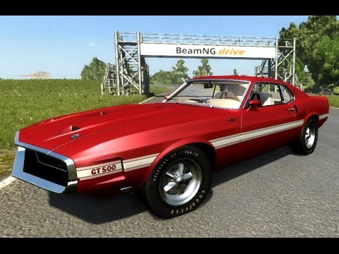 BeamNG.Drive Mod : Shelby GT500 428 Cobra Jet 1969 (Crash test) - YouTube