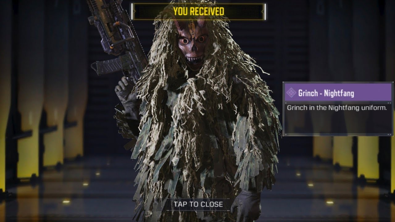 Grinch Nightfang Lucky Draw | Call of Duty Mobile - YouTube