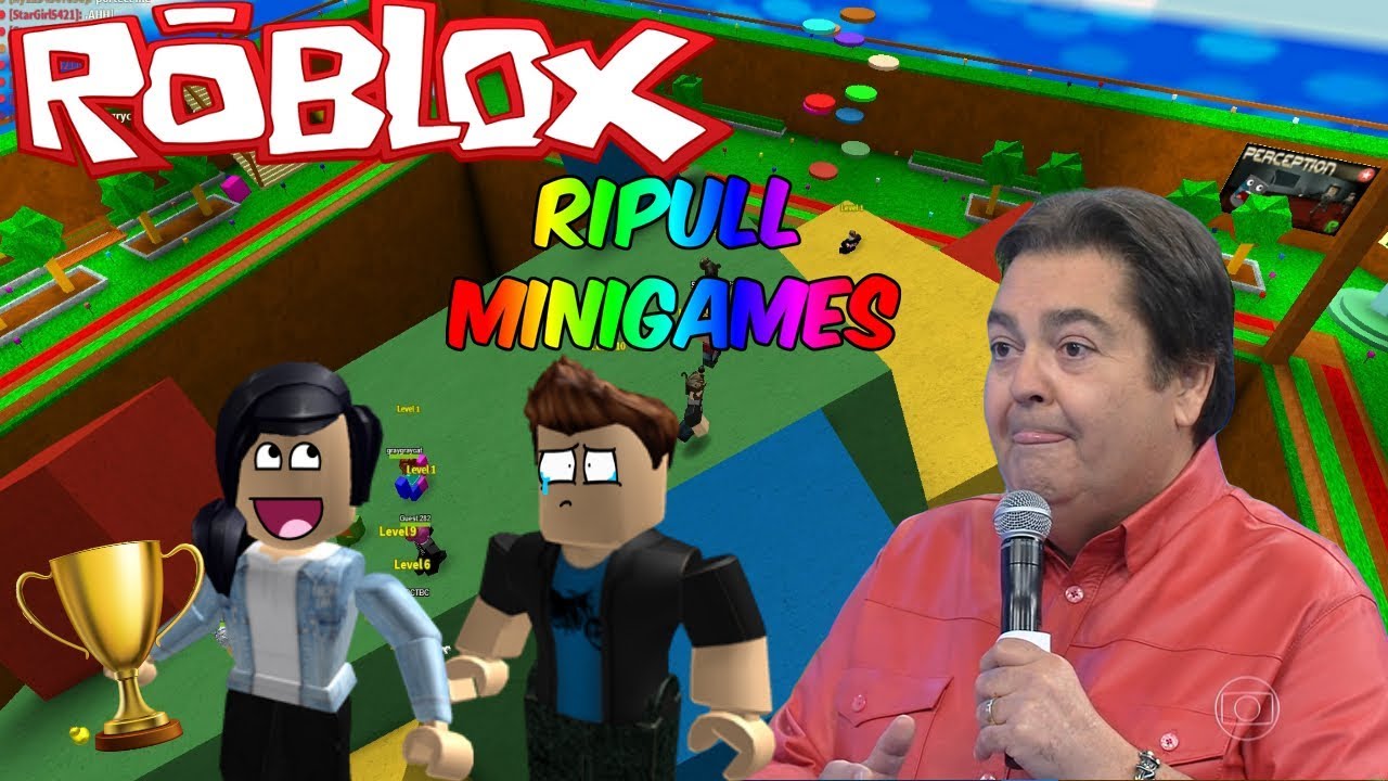 ROBLOX - RIPULL MINIGAMES (MULTIPLAYER ONLINE) - OLIMPÍADAS DO FAUSTÃO ...