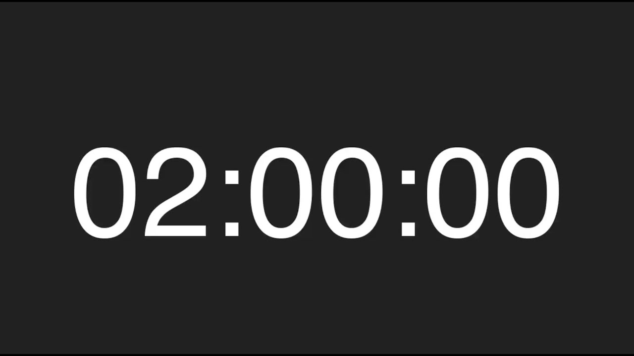 2 Hours of Deep Focus | Work Countdown | Study Timer - YouTube